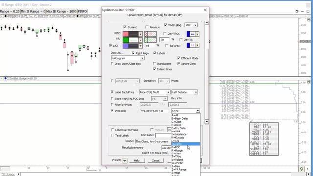 Video: Homework #19 - Extracting Market Behavior Lesson 5: Profile on Indicator: Info Box ...