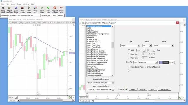 Video: Investor/RT Chart Setup Made Easy | Linn Software