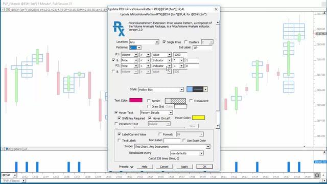 Video: Price Volume Pattern - Filtering Patterns | Linn Software