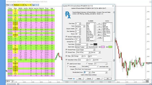 Video: TimeAndSales (RTX) | Linn Software